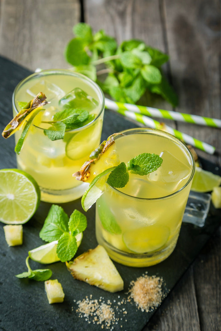 pineapple + mint + lime cooler – Savvy Planet